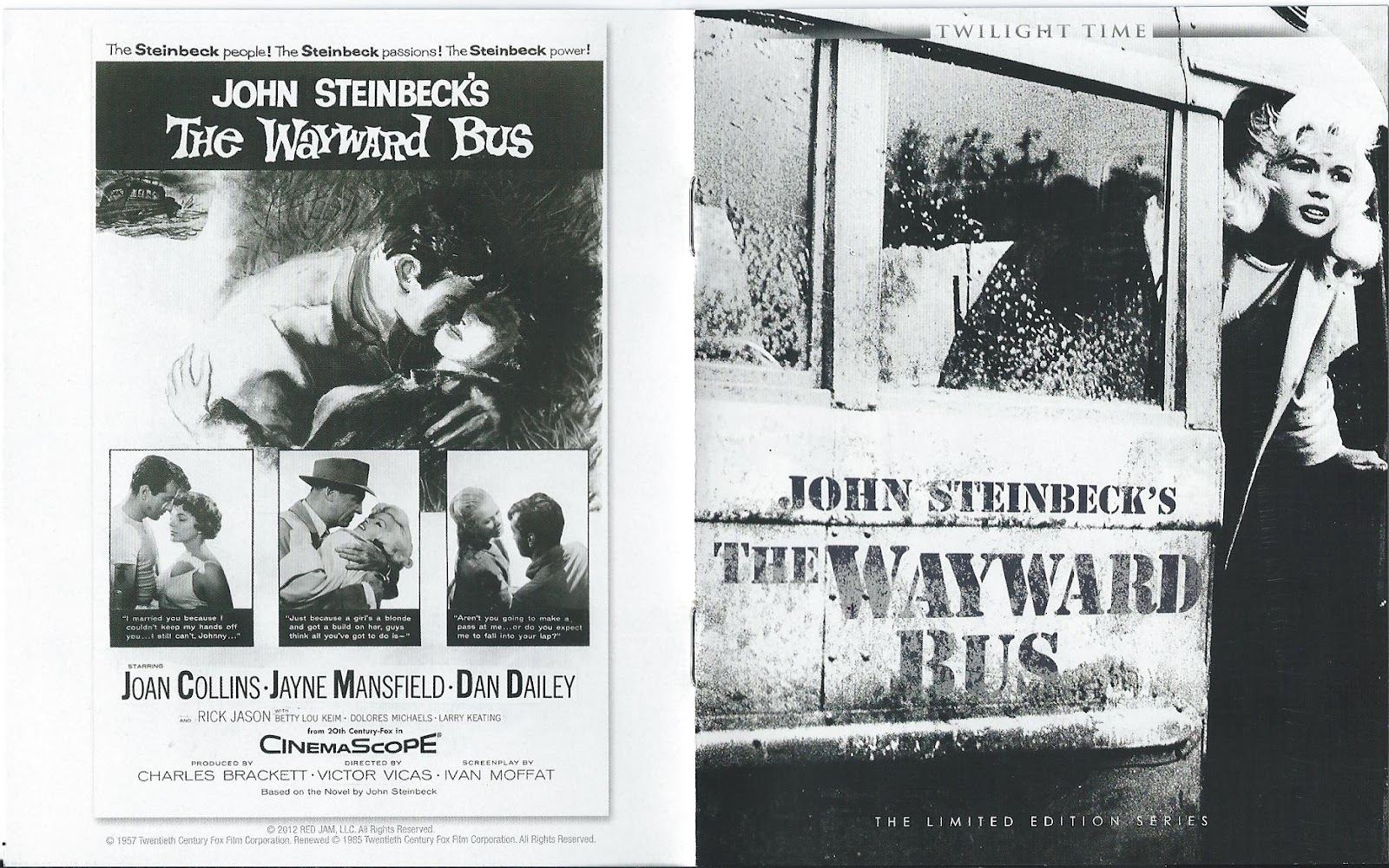 LEGENDARY DAME!: DVD UPDATE : THE WAYWARD BUS (BLU-RAY) .. TWILIGHT TIME