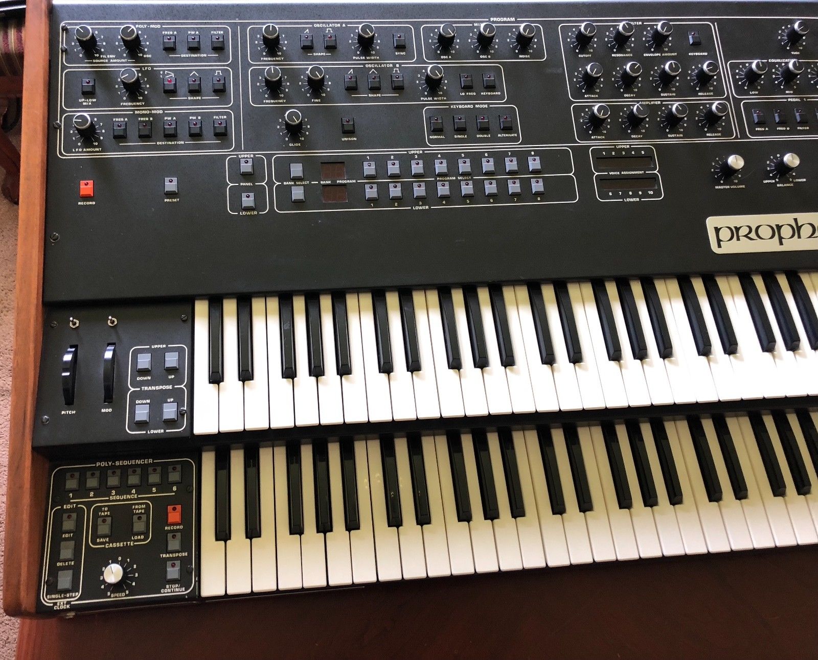 MATRIXSYNTH: Sequential Circuits Prophet 10 Rev 3 w/ MIDI