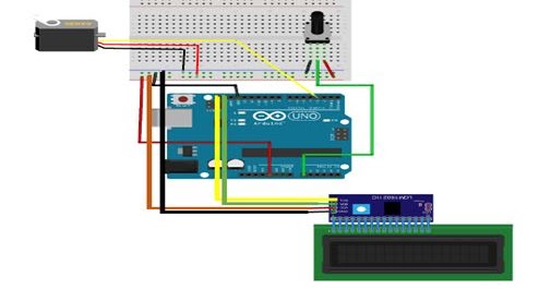 KNOB SERVO ARDUINO UNO DENGAN I2C LCD ~ Tutorial Elektro-Instrumentasi ...