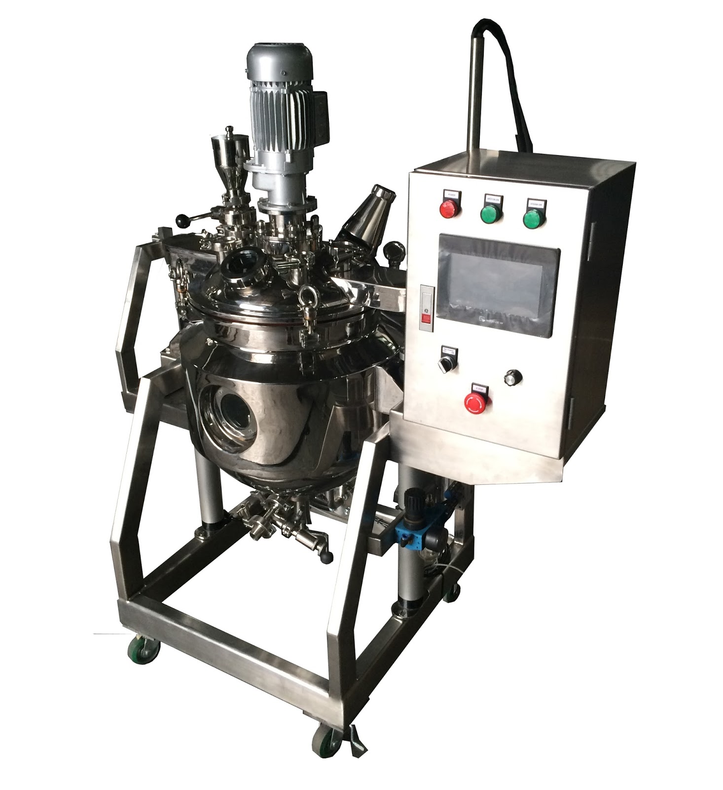 MESIN FARMASI: TANKI MIXER DOUBLE JACKET MENGGUNAKAN MAGNETIK ELEKTRIK ...