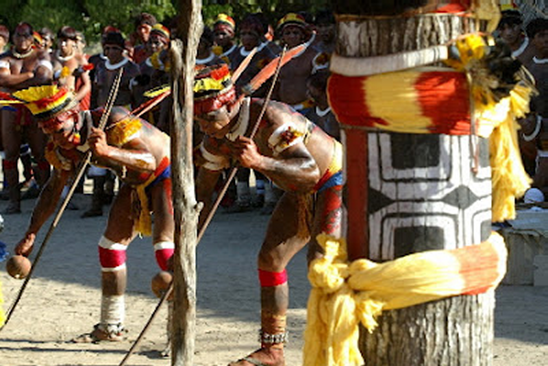 .: The Kuarup is a ritual honoring the illustrious dead, celebrated by ...