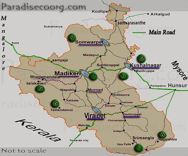 sharath: Places to visit in Coorg