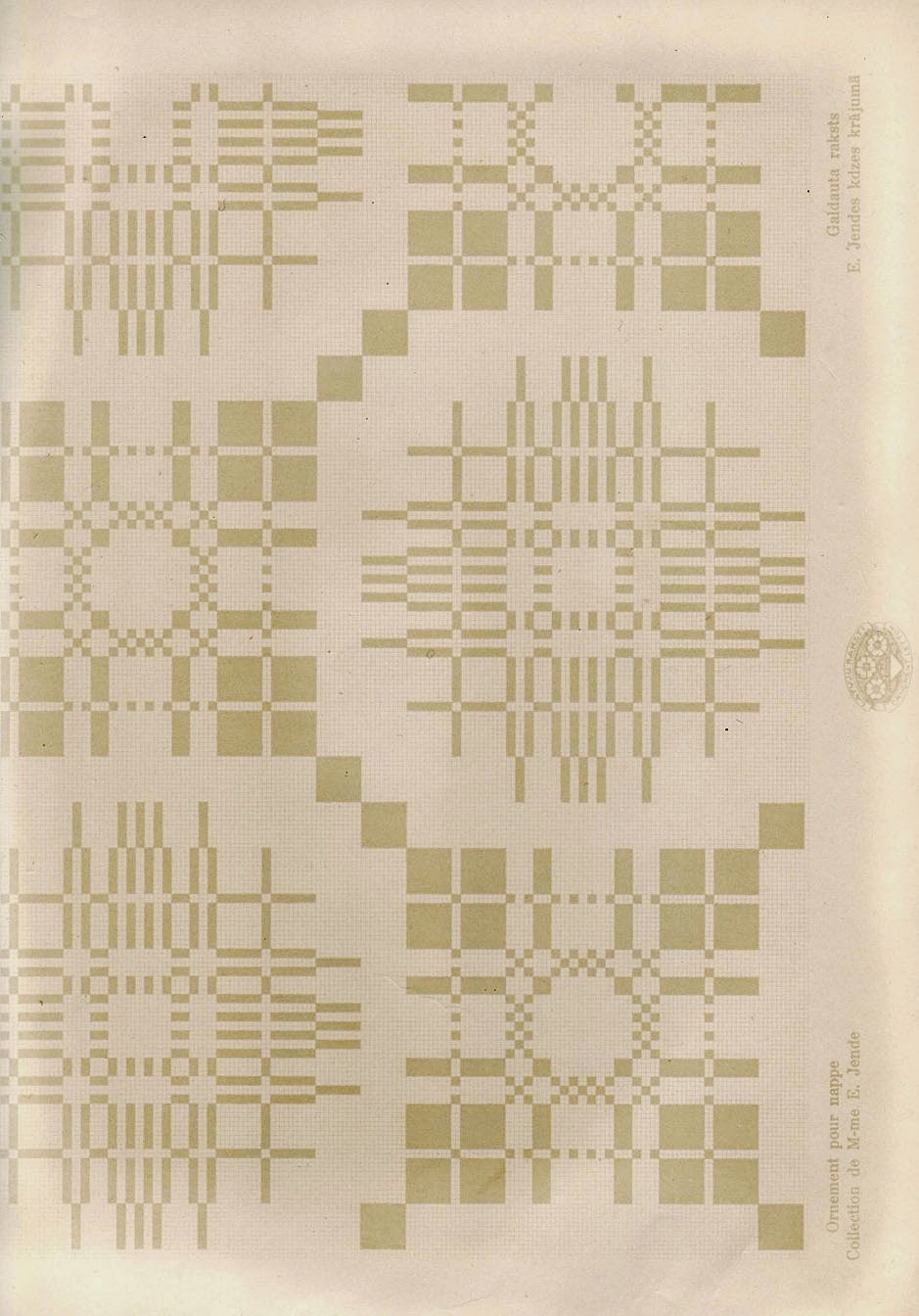 BIG PAWS: Traditional patterns