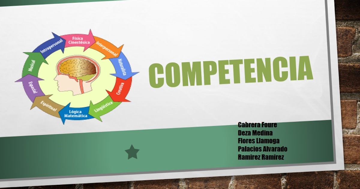 DEFINICIÓN DE COMPETENCIA Y SU RELACIÓN CON LAS TEORÍAS