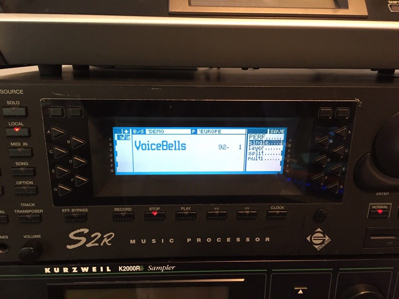 MATRIXSYNTH: GeneralMusic S2R Music Processor Rack Synth