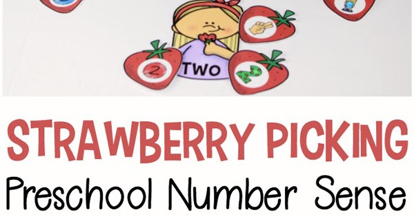 Strawberry Picking Number Sense Sorting Activity | Totschooling ...