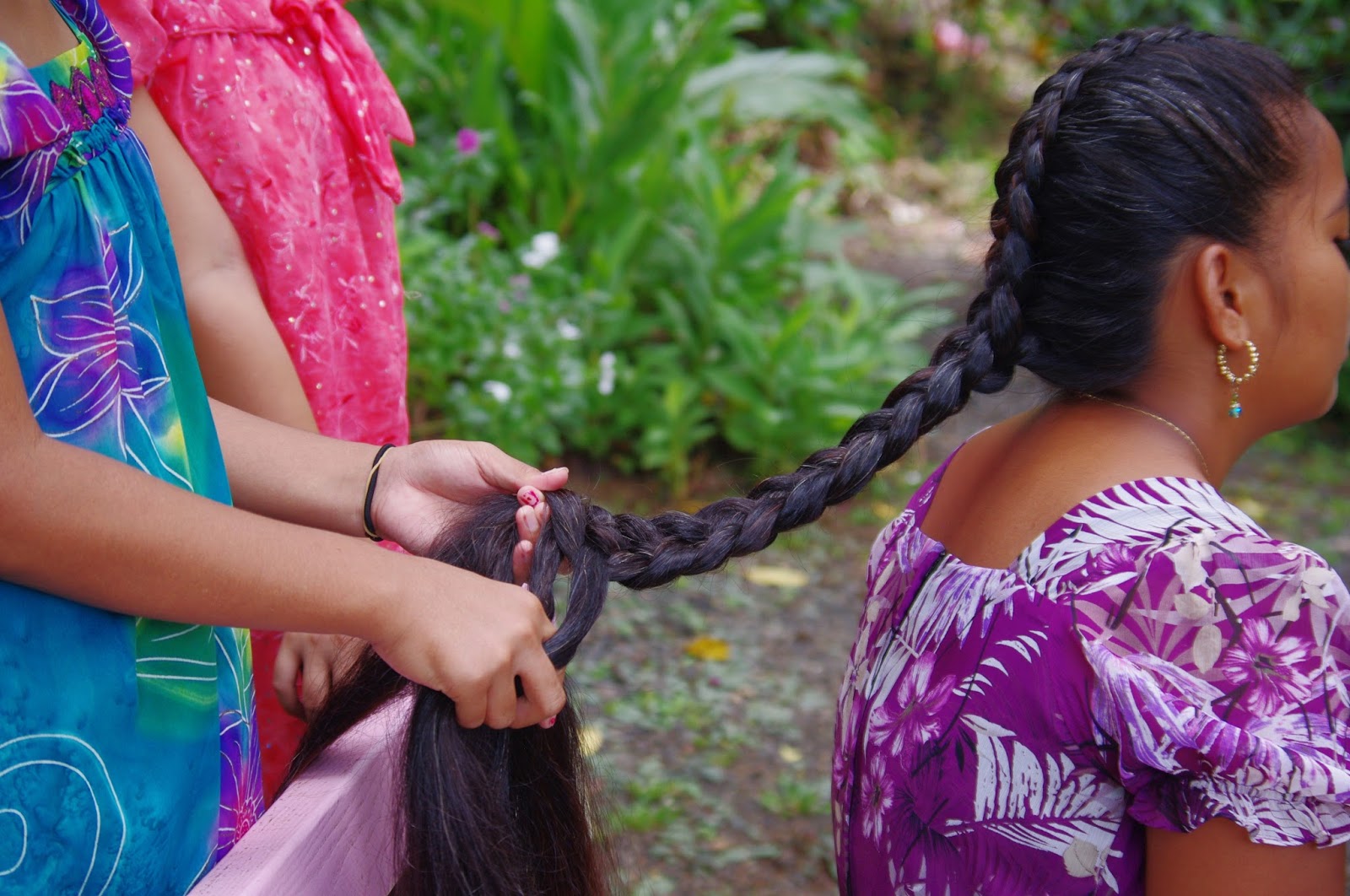 Braids & Hairstyles for Super Long Hair: Micronesian Girl~ Step-by-Step ...