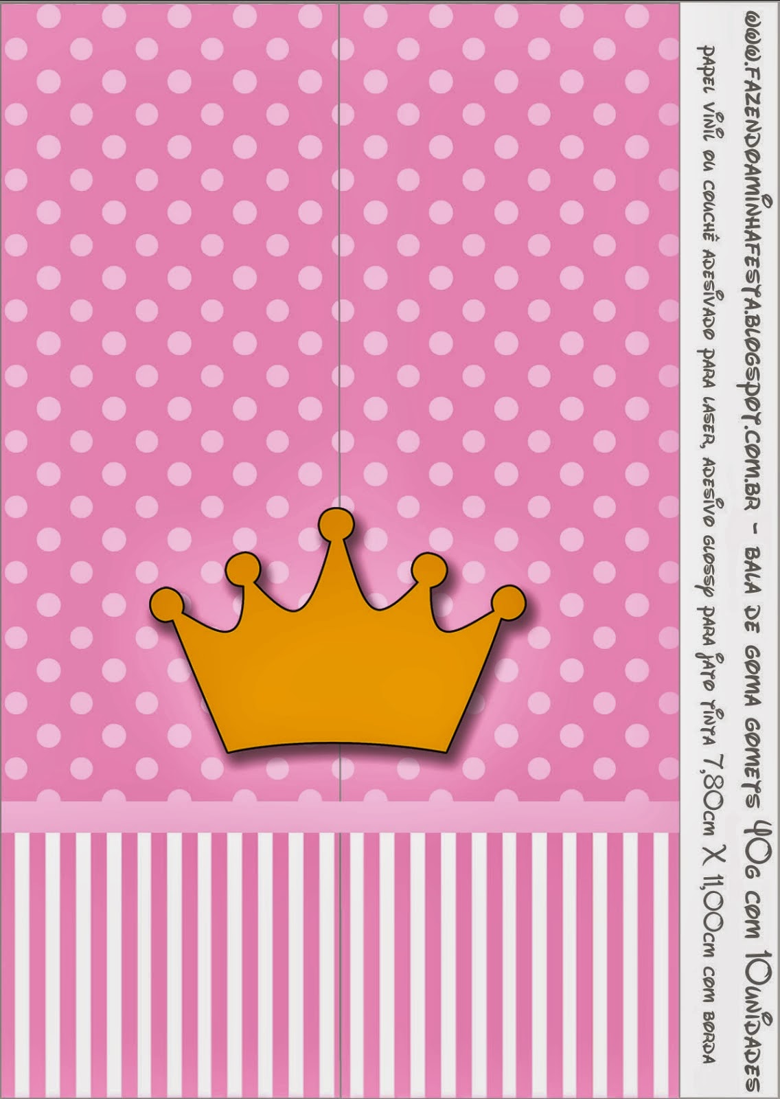Princess Crown: Free Printable Candy Bar Labels. - Oh My Fiesta! in english