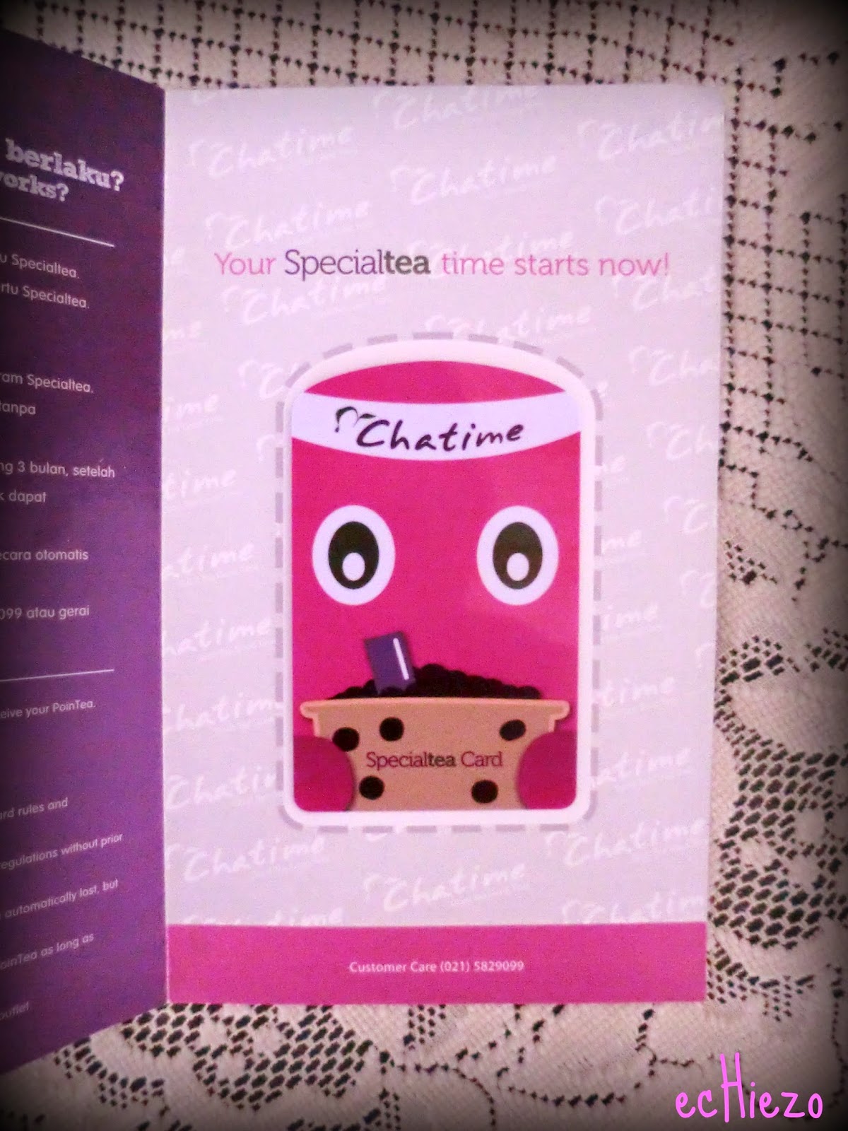 Lolita Everyday: Chatime Specialtea Card