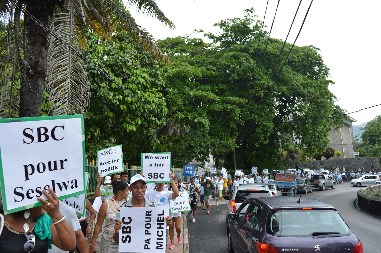 Seychelles Voice: OPPOSITION GIVES ULTIMATUM TO SBC; PROTEST MARCH