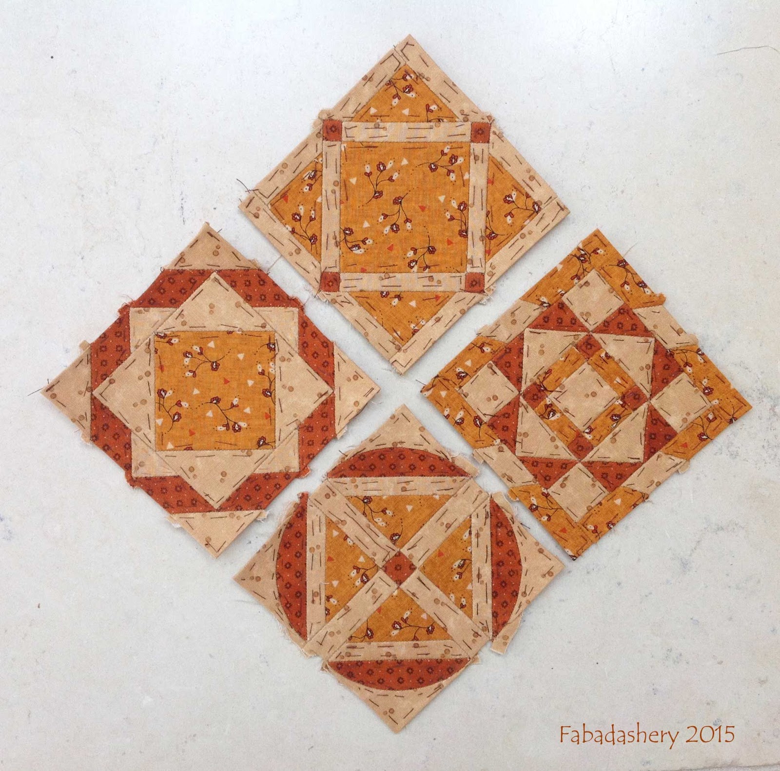 Fabadashery: Dear Jane Quilt - Draw 5, A2, H9, I11, M3