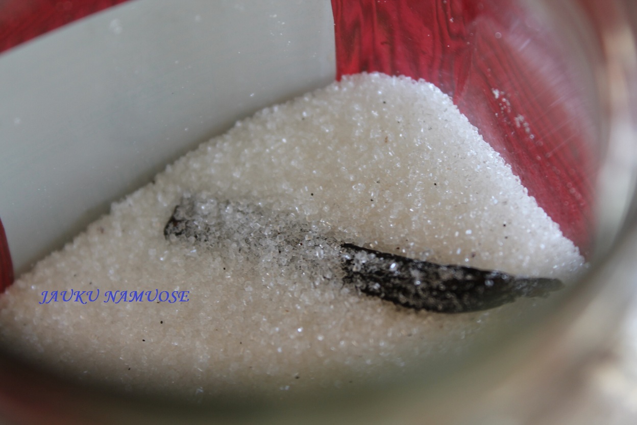 Jauku namuose: Vanilinis cukrus