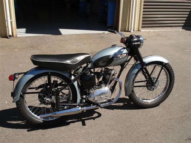 Trojan Classic Motorcycles: Triumph Tiger Cub T20 1955 and 1958 double ...