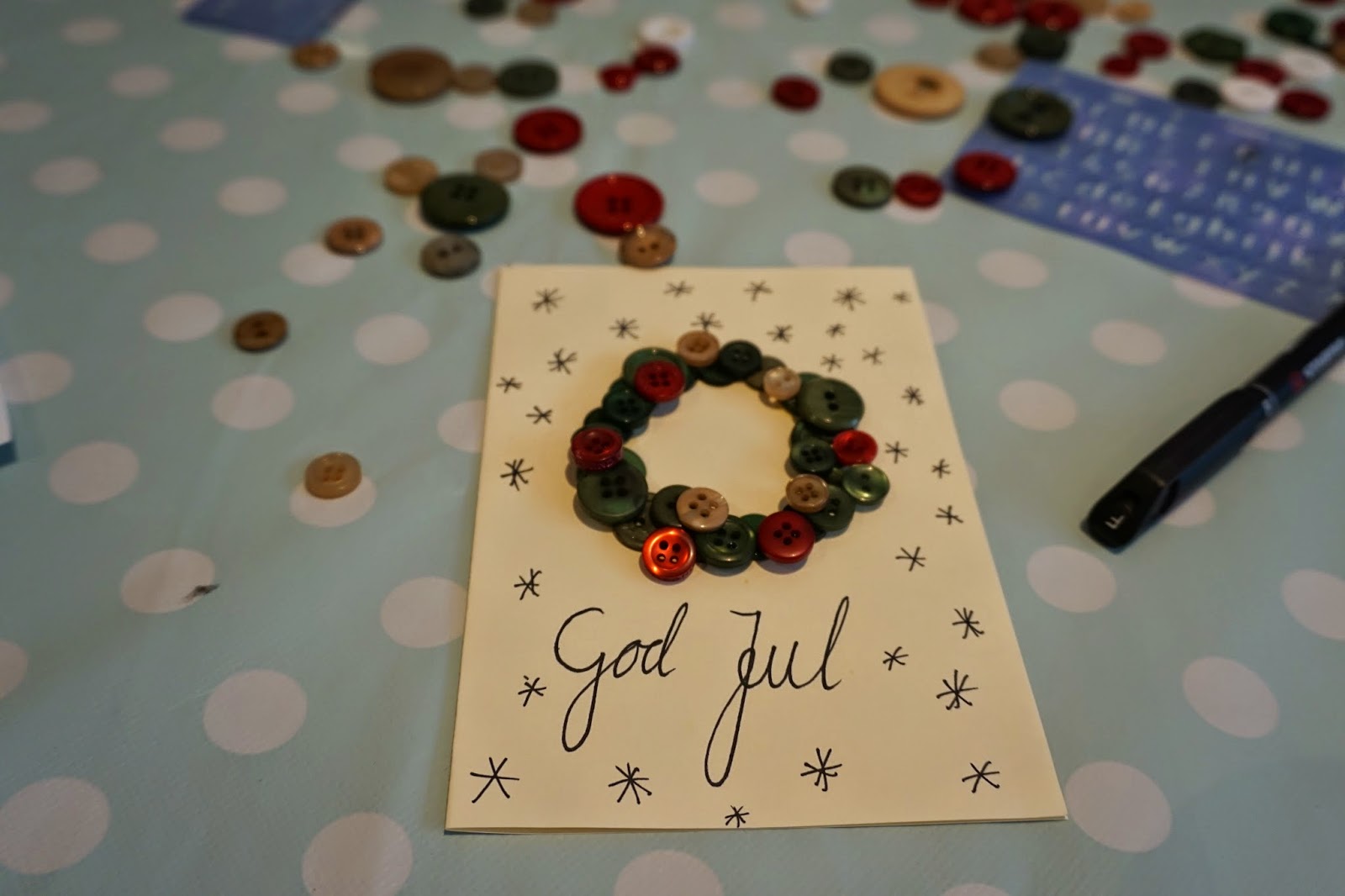 DIY julekort - smågodt