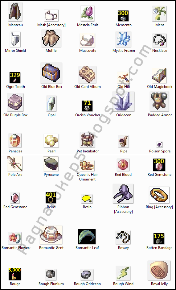 Data Ro Item ขนาดใหญ่ - Ragnarok EP 1.0 5.0