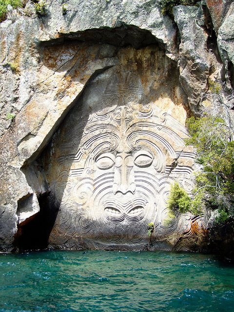 Ancient Wall Carvings, New Zealand