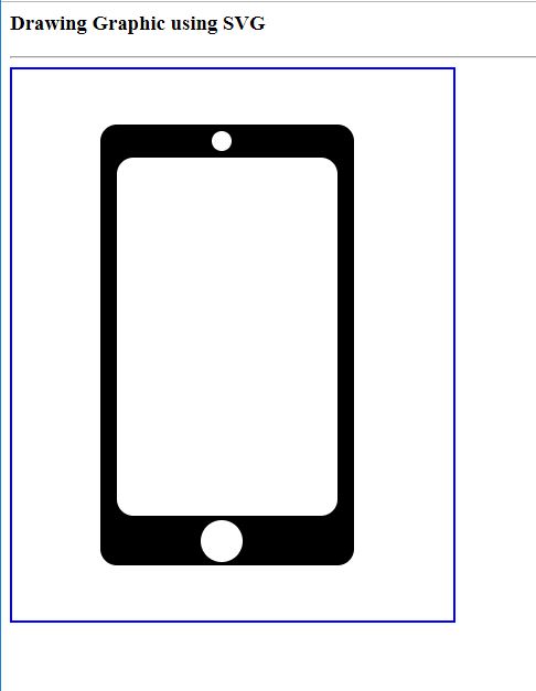 Html Web Pages: drawing iphone icon using SVG