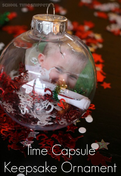 Time Capsule Keepsake Ornament | School Time Snippets