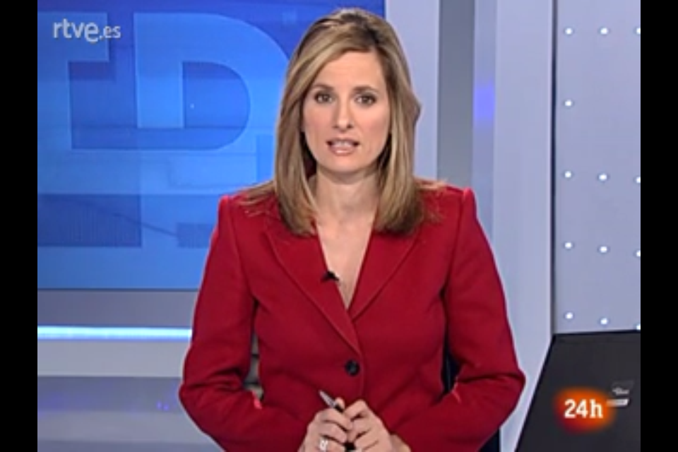 vuesalatele: 2012 01 03 @06H30 - ANA ROLDAN, TVE 24H, TELEDIARIO MATINAL
