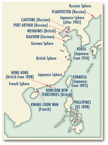 sociales y lengua: Reparto de Asia