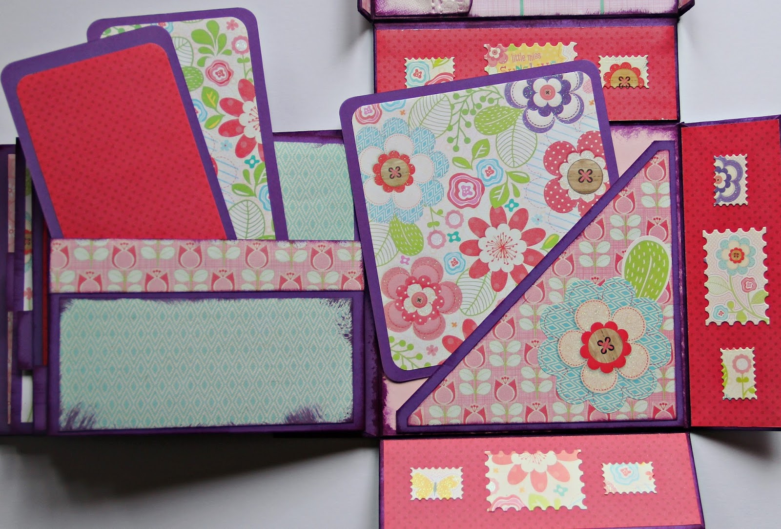 mrs_scraps: Boxed minialbum/ Minialbum in der Box