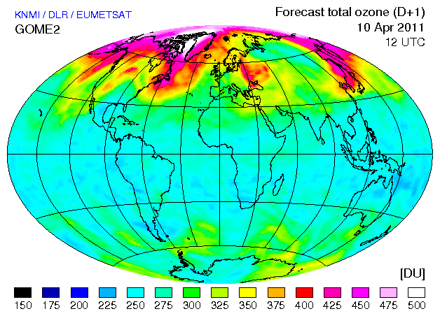 pixelul albastru: Nivel record al stratului de ozon deasupra Arcticii
