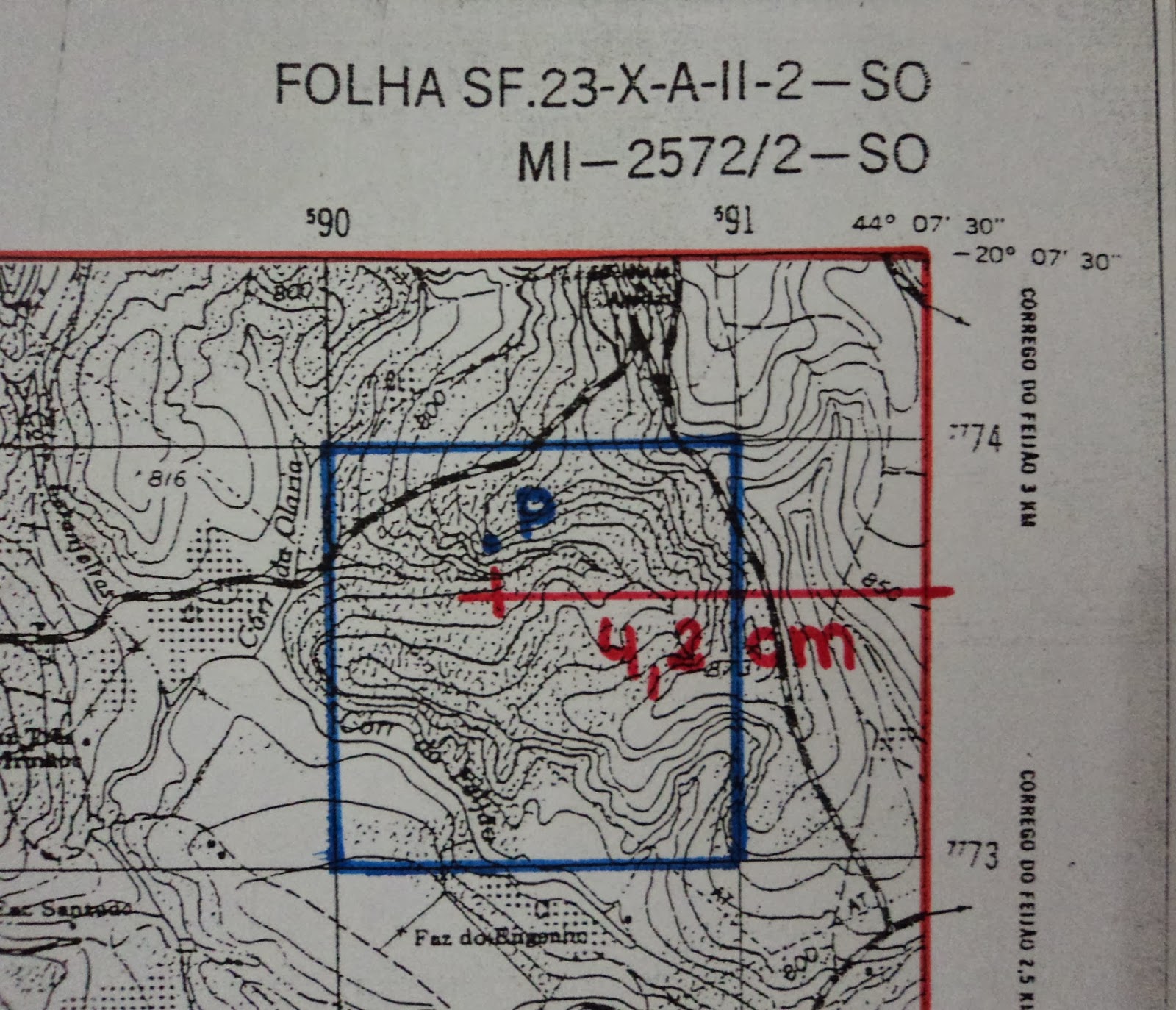 TOPOGRAFIA FUMEC : COORDENADAS DE UM PONTO NO MAPA
