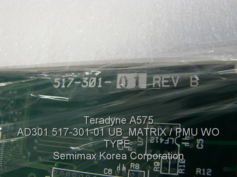 Semiconductor Equipment: Teradyne A575 AD301 517-301-01 UB_MATRIX / PMU ...