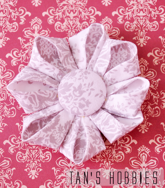 DIY Flower Brooch ~ Tan's Hobbies