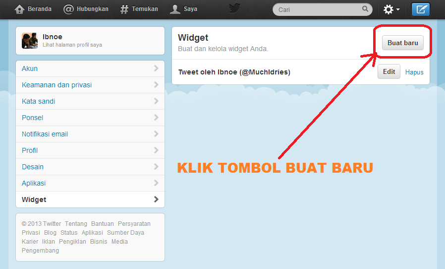 Cara Mudah Pasang Widget Twitter Di Blogger - Informasi Seputar Dunia