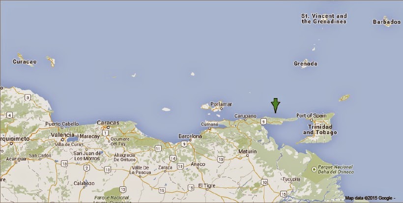 Sciency Thoughts: Magnitude 5.2 Earthquake off the Paria Peninsula ...