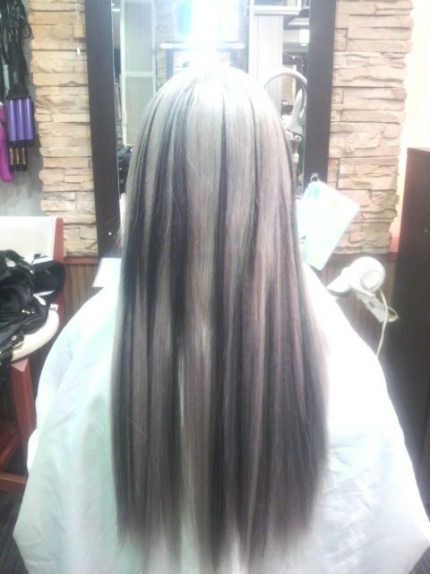 Pinku-no-Kumori: Japanese hair extension