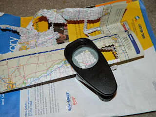 Polka-Dotty Place: DIY Map Christmas Tree Garland