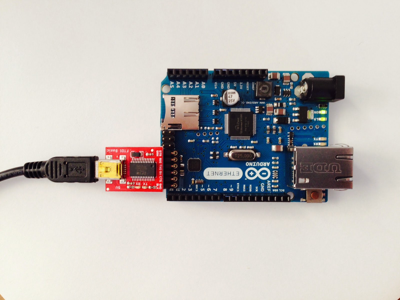 Building a Somfy Controller with Arduino and Vera: The Arduino arrived!
