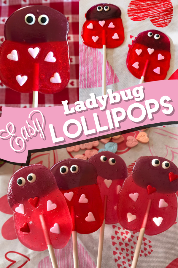 Easy Ladybug Lovebug Lollipops | The Jersey Momma