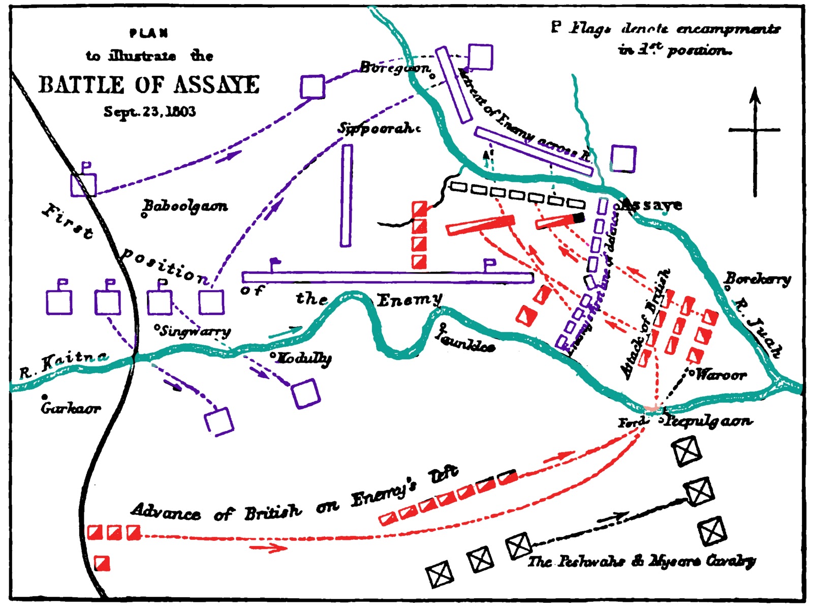 Battle Maps: Battle of Assaye