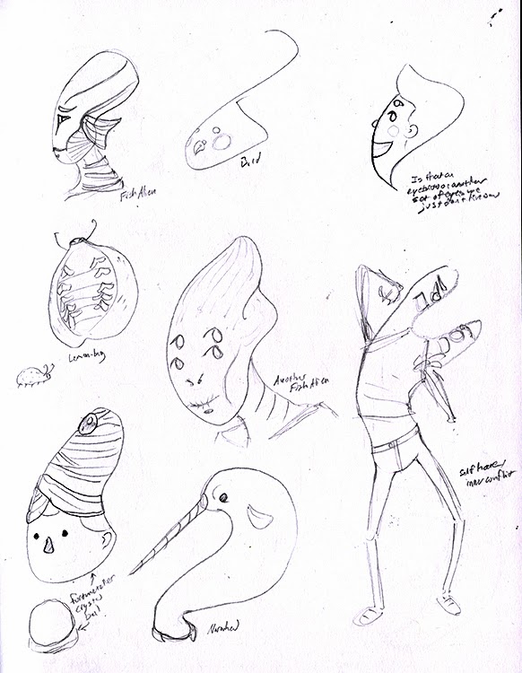 Environments&Characters: Squiggle Design - Process