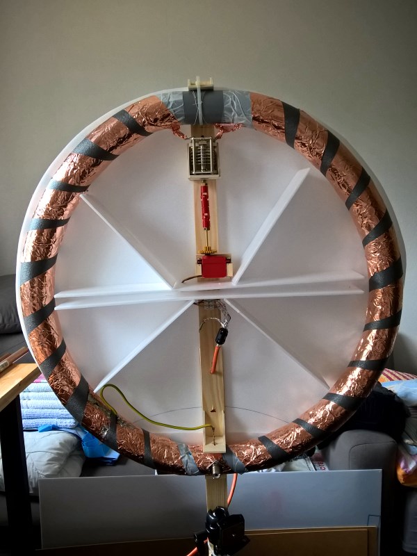 Klausis Blog: Helically Wound Magnetic Loop Antenna
