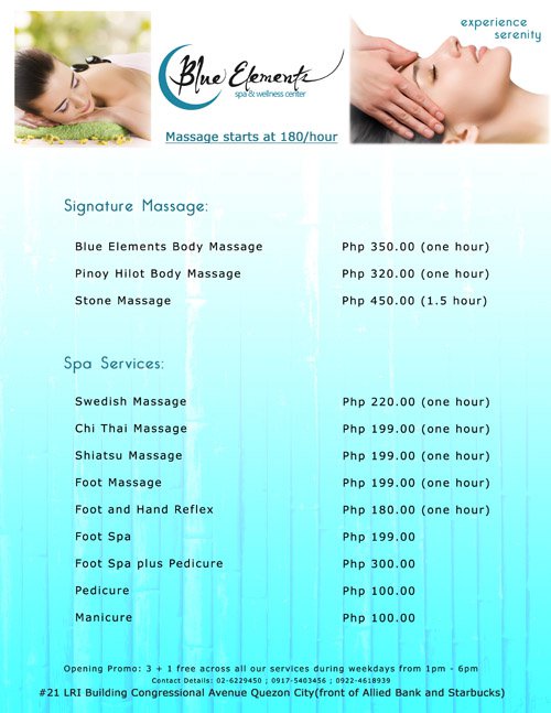 Blue Experience at Blue Elements Spa
