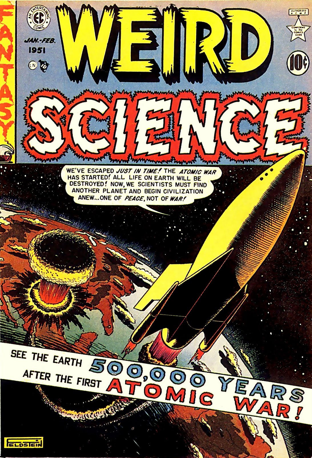ATOMIC-ANNIHILATION: 1950's ... catastrophic comics