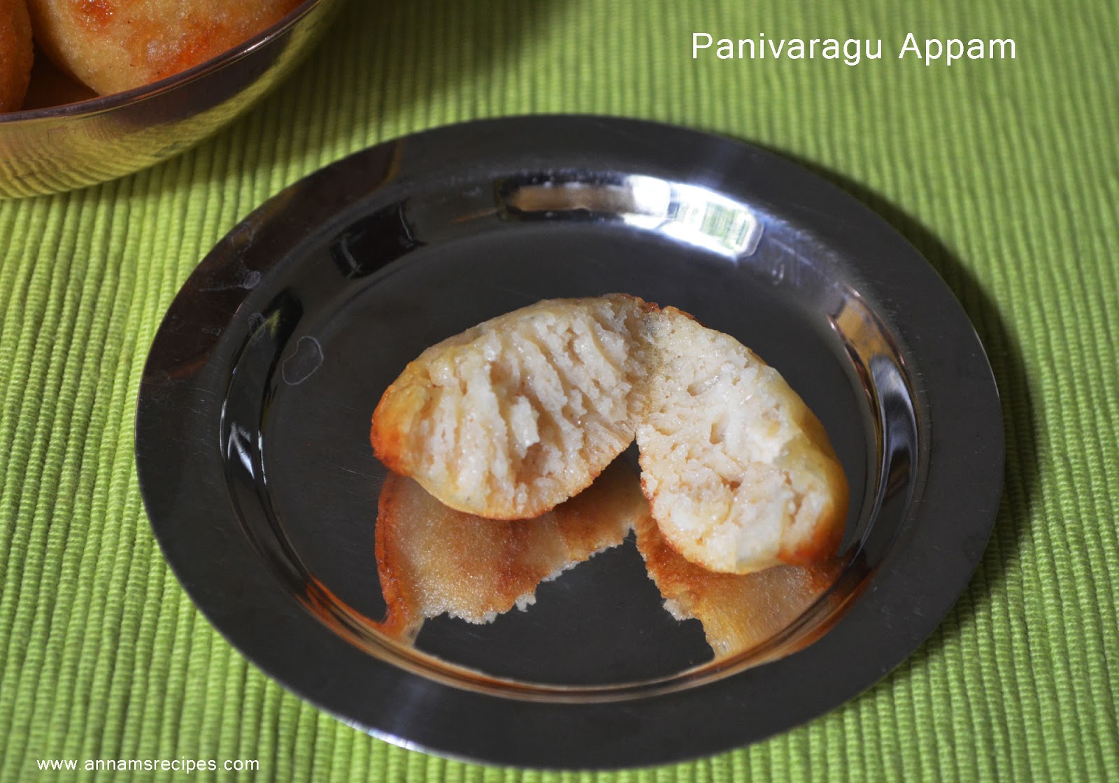 Panivaragu (Proso Millet) Appam - Annam's Recipes