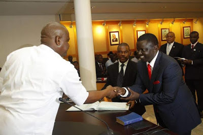 BLOG: Rivers State: Wike swears in SSG, commissioners and adviser