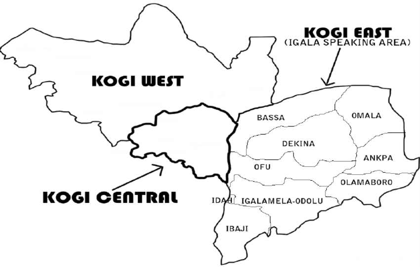 SHAIBU ADAH MOHAMMED: SEE KOGI STATE IN A CLOSE MAP ORDER