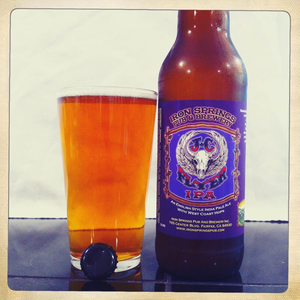 NorCal Beer Blog: Iron Springs Pub & Brewery JC Flyer IPA