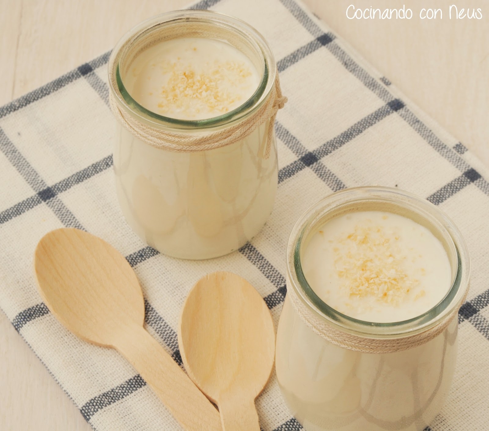 Yogur de coco con Thermomix - Cocinando con Neus
