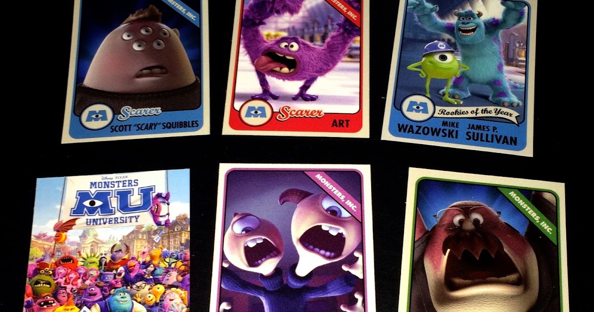 Dan The Pixar Fan Monsters University Disney Store Scare Cards