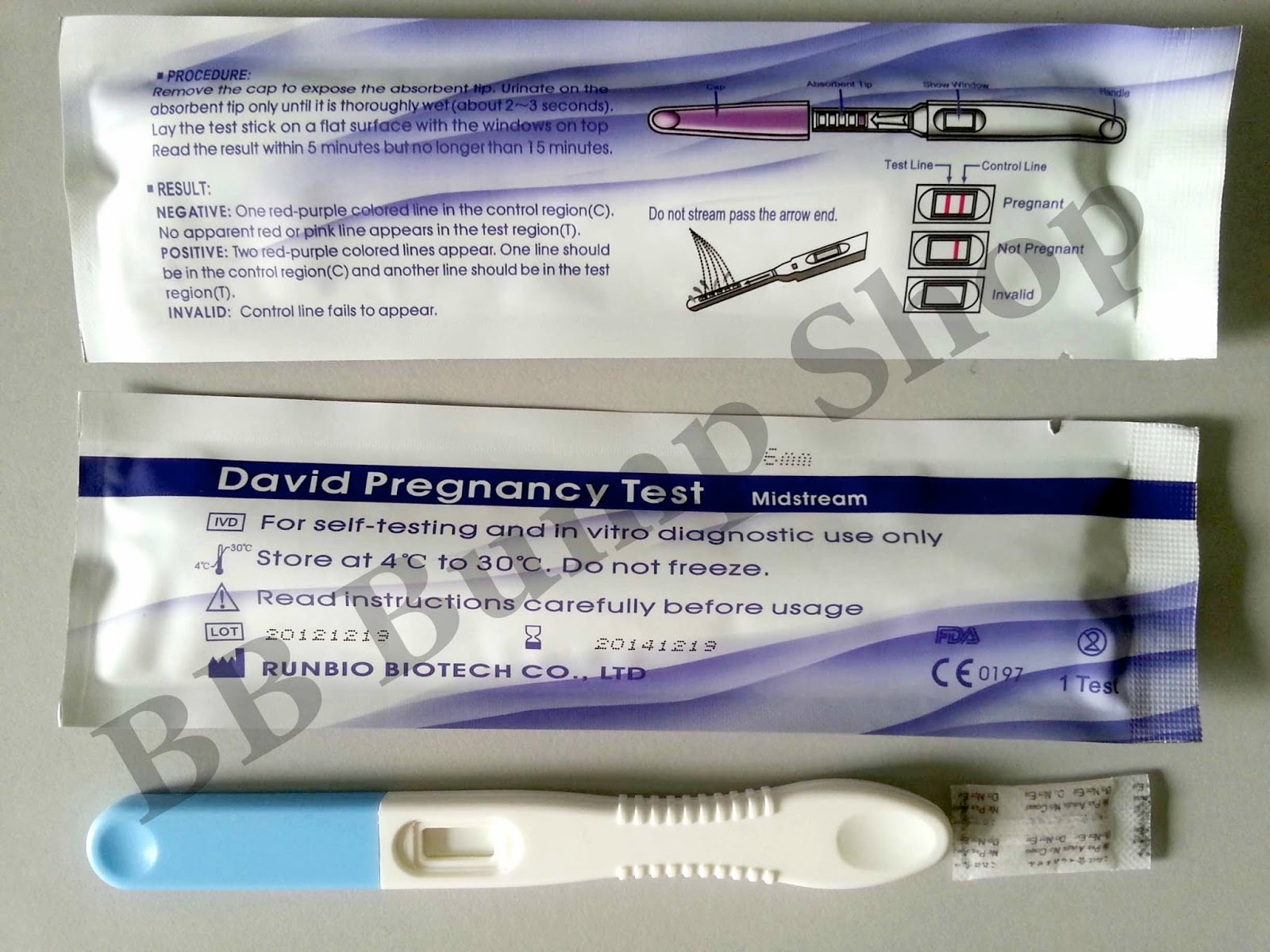 BB Bump Shop Ovulation Pregnancy Test Kits