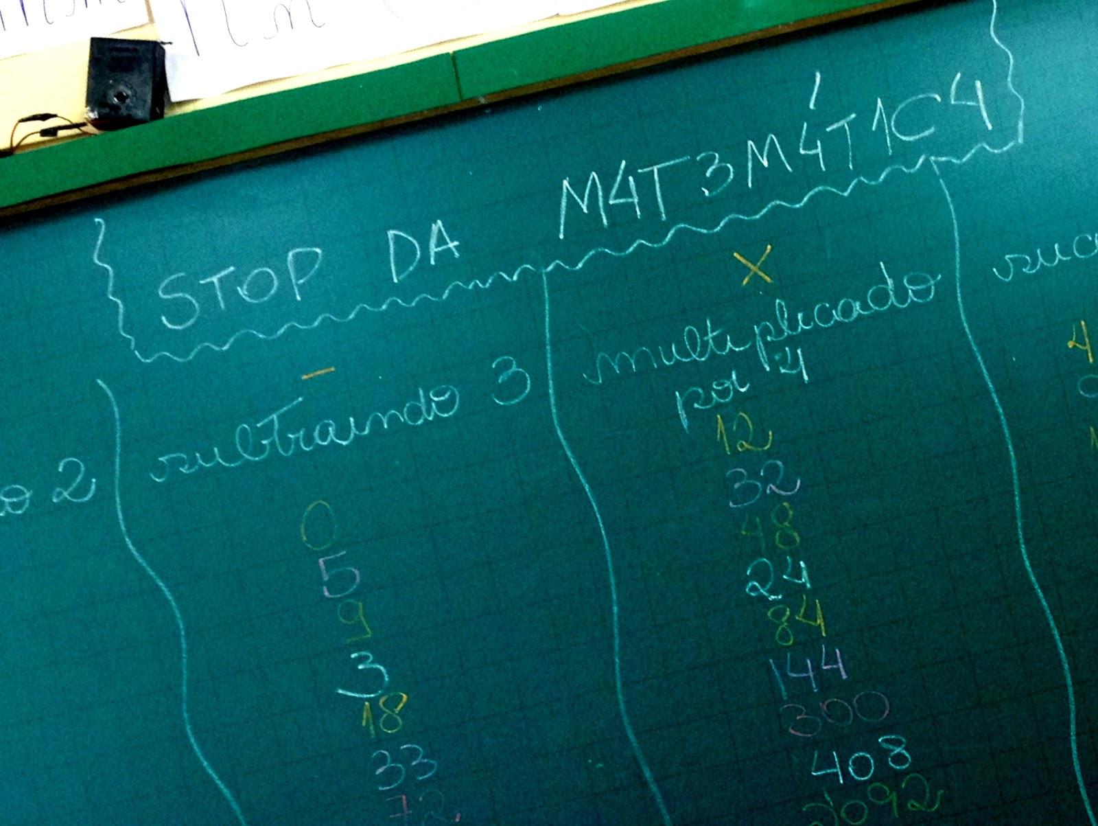 Proposta pedagógica: Stop da Matemática