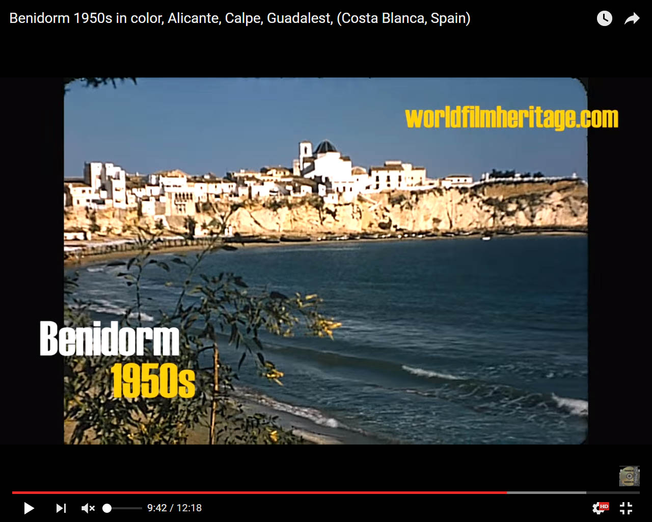 Sylvia Plath in Benidorm