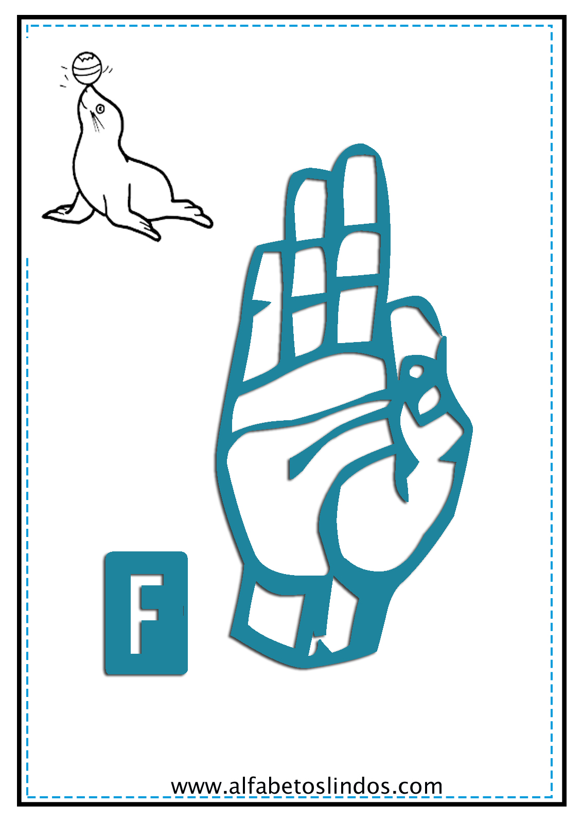 ALFABETO EM LIBRAS PARA IMPRIMIR COLORIDO CARTAZES DE PAREDE ...